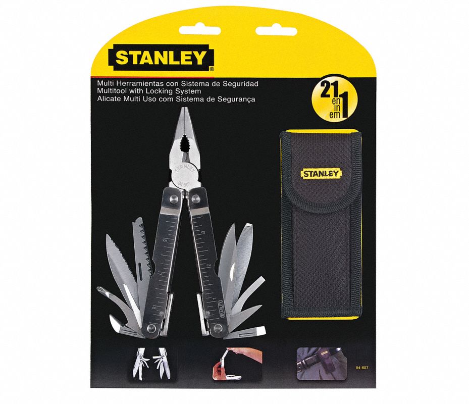 STANLEY Pinza Multiherramienta Acero Inoxidable Funciones: 21 - Pinzas ...