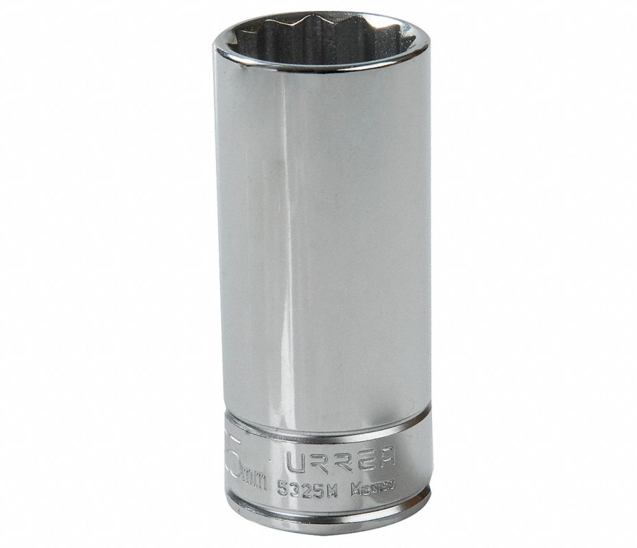 URREA Dado marca URREA , Tam Impulsor 1/2" , Cuadrada , Tam. Dado 30mm ...