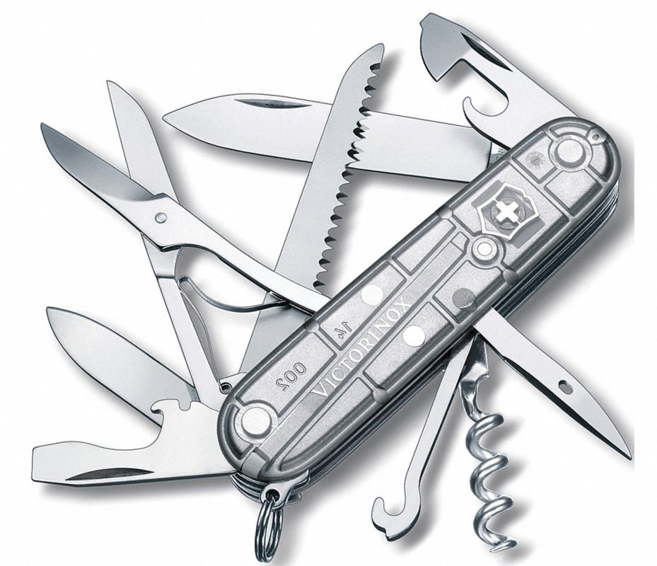 VICTORINOX Navaja Multiherramienta Huntsman con 12 herramientas Acero ...