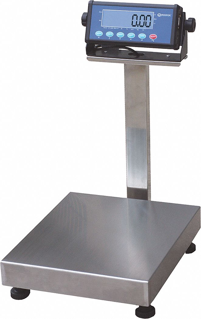 MEASURETEK DGTL BNCHTP SCALE,SS PLATFORM,600 L - Shipping and Receiving ...