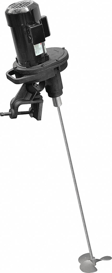 DAYTON TANK MIXER,GEAR DRIVE,1/3 HP,316 SS - Drum Mixers - GGM32V139 ...