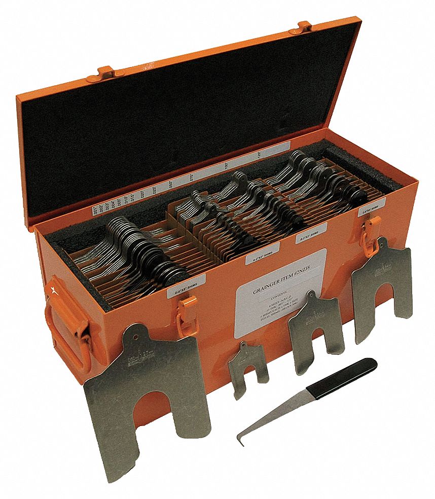 APPROVED VENDOR SLOTTED SHIM ASST,SS,2X2-5X5IN,260 - Slotted Shim ...