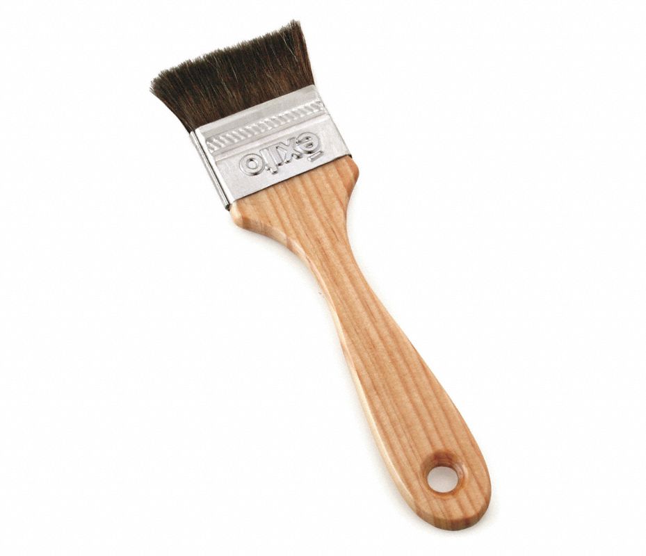 EXITO Brocha Virola Plana 1-1/2" Natural c/Laca Brillante - Brochas ...