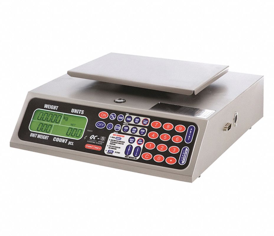 TOR-REY Báscula Contadora, LCD, 14", 6-13/16", kg, lb. - Básculas de ...