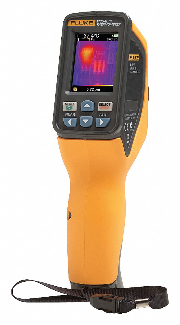 FLUKE Termómetro Infrarrojo,14 a 482 grad. F - 28N073 | FLK-VT04 GLOBAL ...