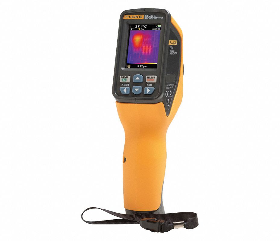 FLUKE Termómetro Infrarrojo,14 a 482 grad. F - 28N073 | FLK-VT04 GLOBAL ...