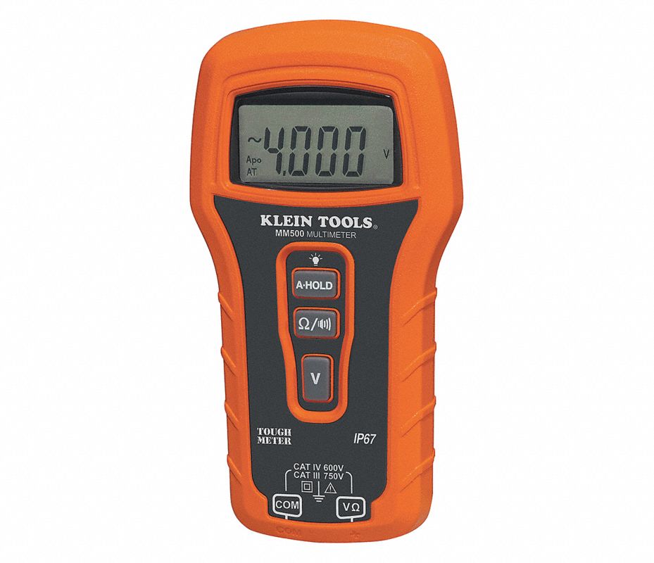 KLEIN TOOLS Multímetro Digital 750V A 4000 conteos - 28N078 | MM500 ...