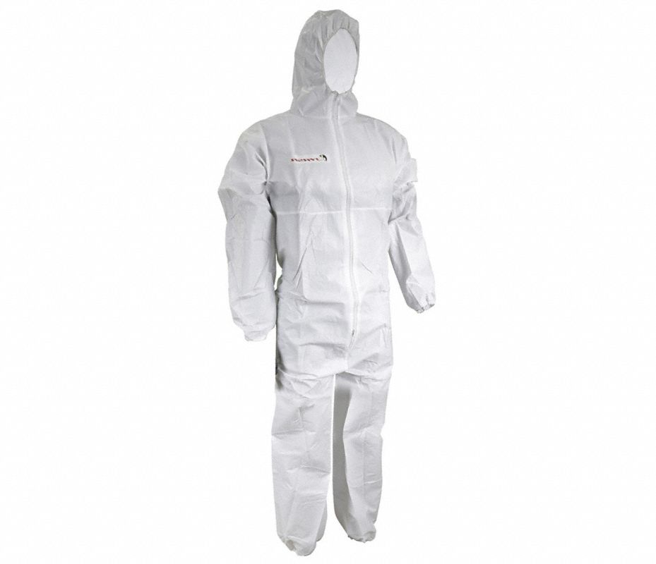 JYRSA Overol Desechable Polipropileno , Polietileno Blanco - Overoles ...