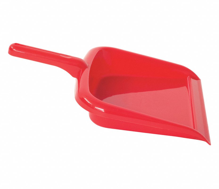 BRUSHTECH Recogedor, Polipropileno, 9-3/4", Rojo, Limpieza de Mesas de ...
