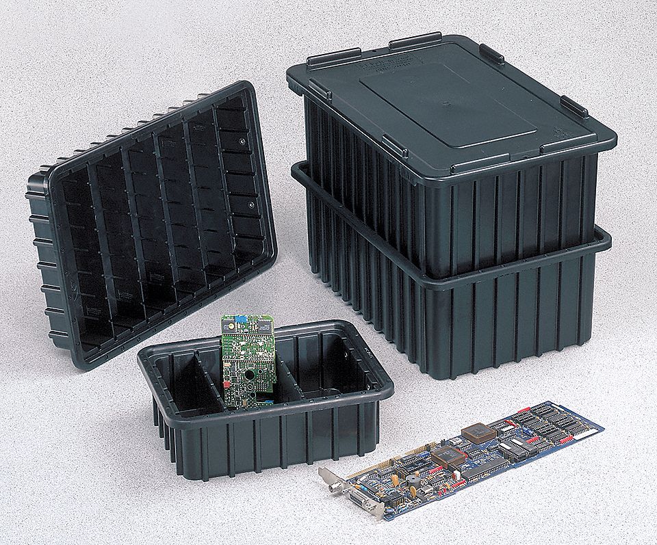 LEWISBINS CONDUCTIVE DIVIDER BOX,16-1/2X11X3- - Divider Boxes ...