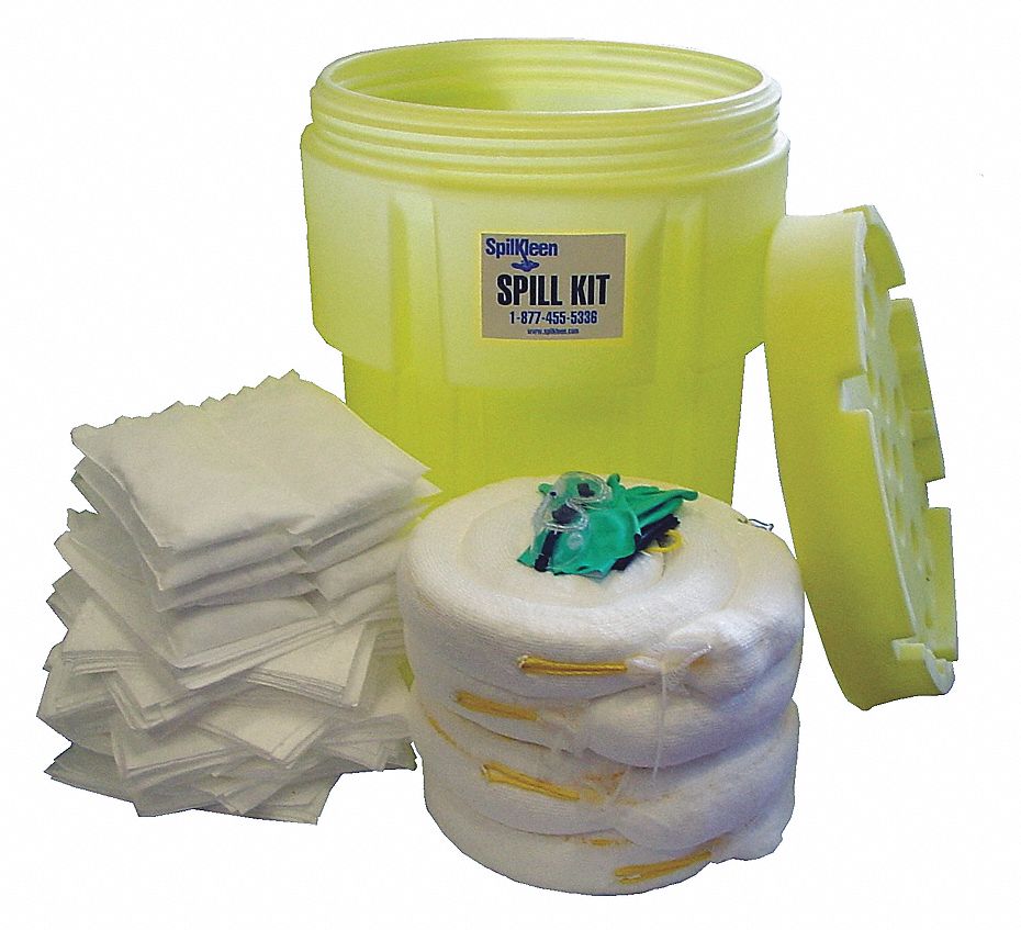 SPILKLEEN ECONOMY SPILL KIT, OIL ONLY, 95 GALLON CAPACITY - Universal ...