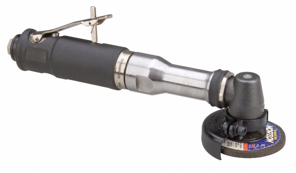 DYNABRADE, 3 in Wheel Dia, 0.7 hp Horsepower, Angle Grinder - 28PZ13 ...
