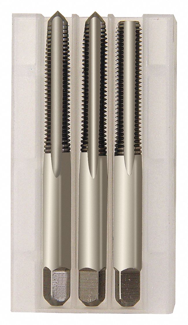 CLEVELAND Juego de Machuelos , M5-0.80 , Recto , Semicónico , Cónico , Número de Estrías 4 ...