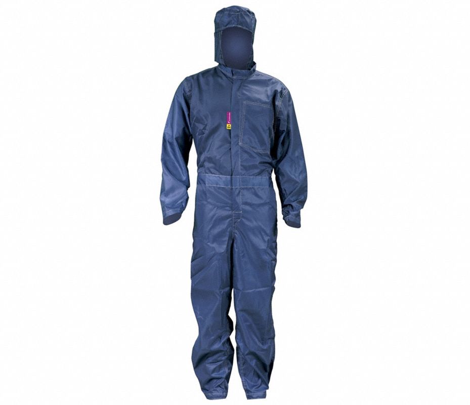 JYRSA Overol Antiestático Polipropileno , Poliester , Fibra de Carbono ...