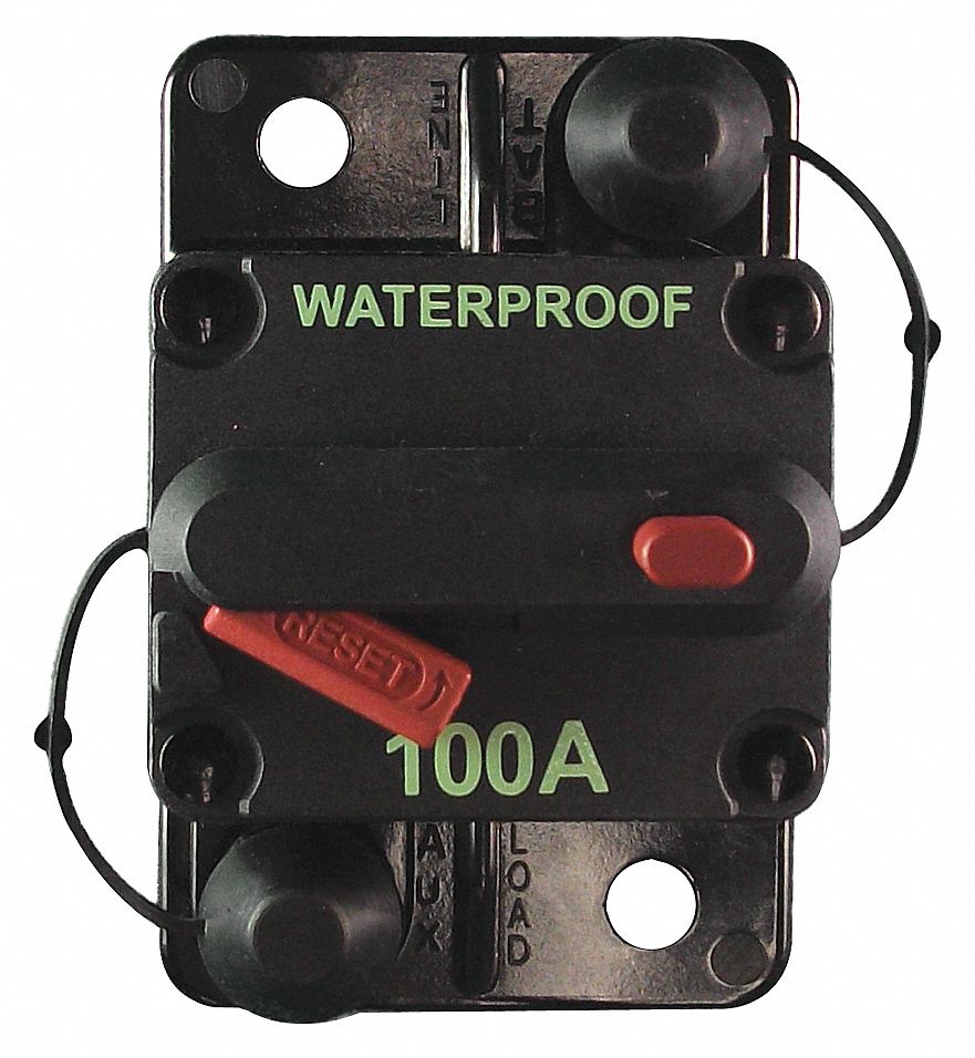 PICO CIRCUIT BREAKER, 48 V DC, 100 AMPS, 48.20 MM L X 74 MM D, TYPE III ...
