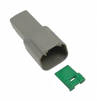PICO DT042P+W2P 2W FEMALE HOUSE & WEDGELOCK, .669 IN L, THERMOPLASTIC ...