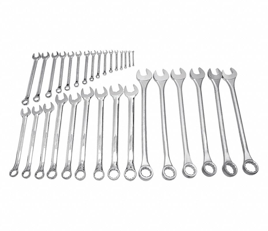 URREA Juego de Llaves Combinadas 31 herramientas Acero Cromo Vanadio 6" a 30-1/2" - 28T016 ...