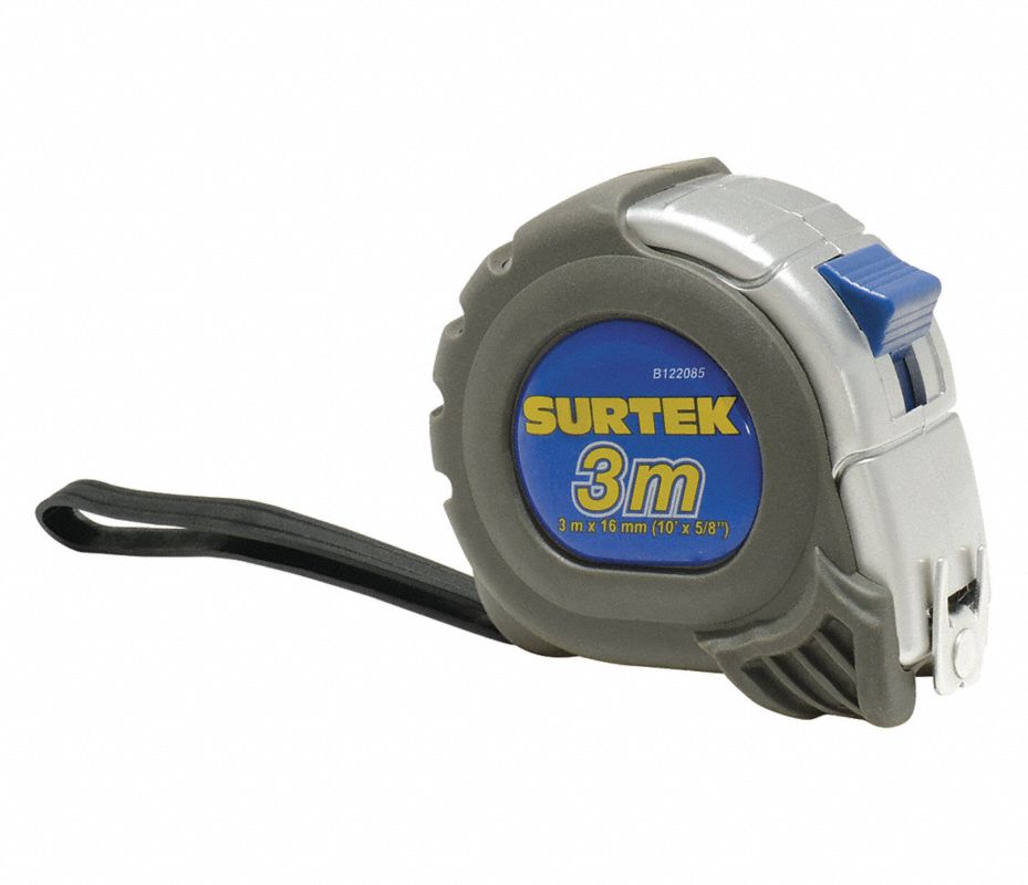 SURTEK Cinta Métrica 3m Automático 3 Remaches - Cintas de Medir ...