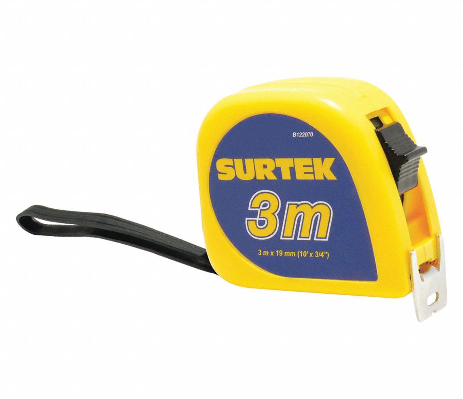SURTEK Cinta Métrica 5.5m Automático 3 Remaches - Cintas de Medir ...