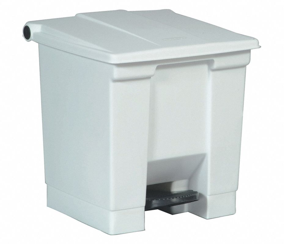 RUBBERMAID COMMERCIAL PRODUCTS Bote de Basura, Rectangular, 8 gal., 17 ...