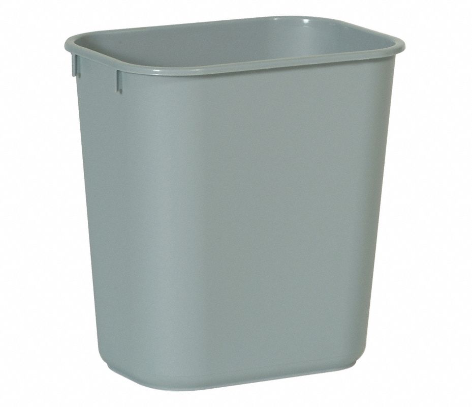 RUBBERMAID COMMERCIAL PRODUCTS Bote de Basura, Rectangular, 3 gal., 12 ...