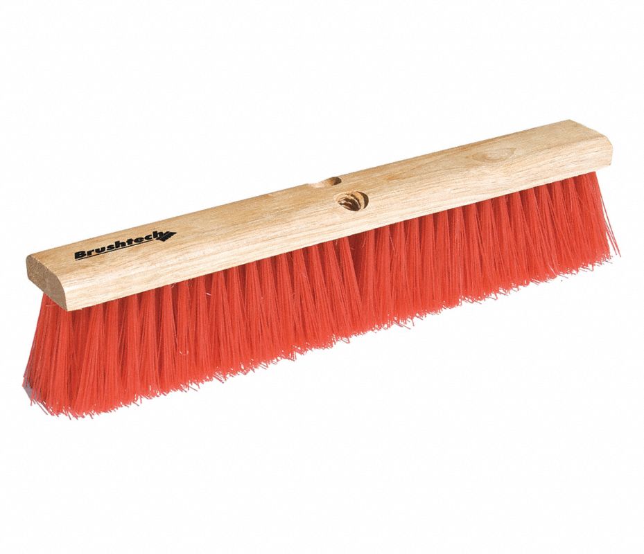 BRUSHTECH Cepillo, Polipropileno, 24", No Incluido, Rojo - 28U752 ...