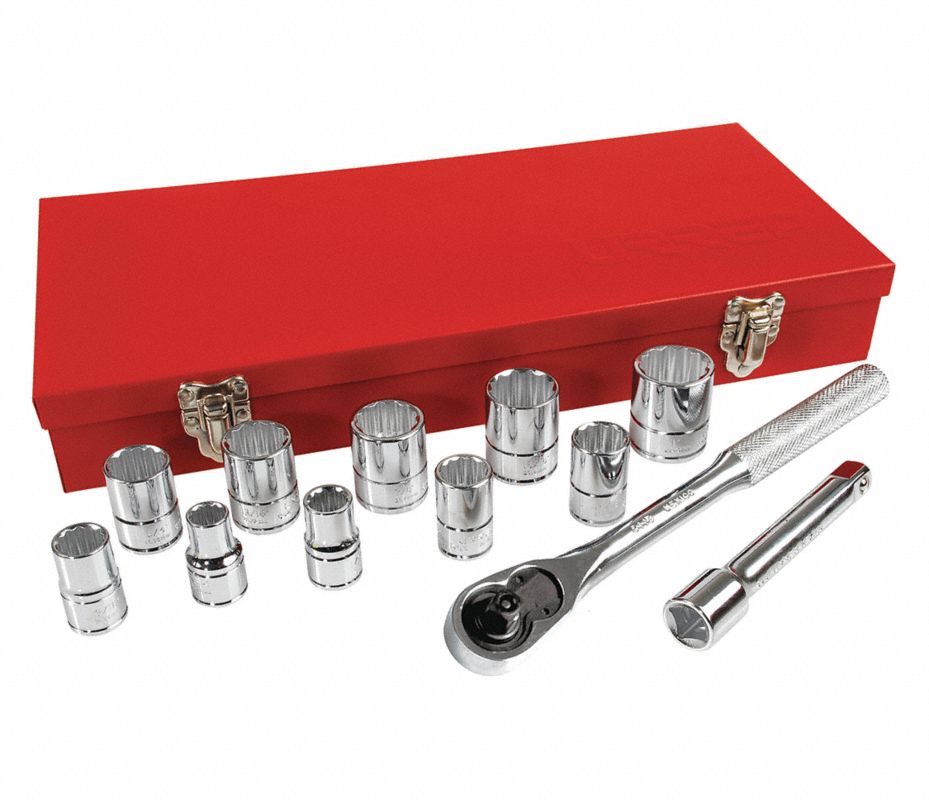 URREA Juego de Dados y Accesorios 1/2" SAE 12 piezas - 28V192 | 54116 ...