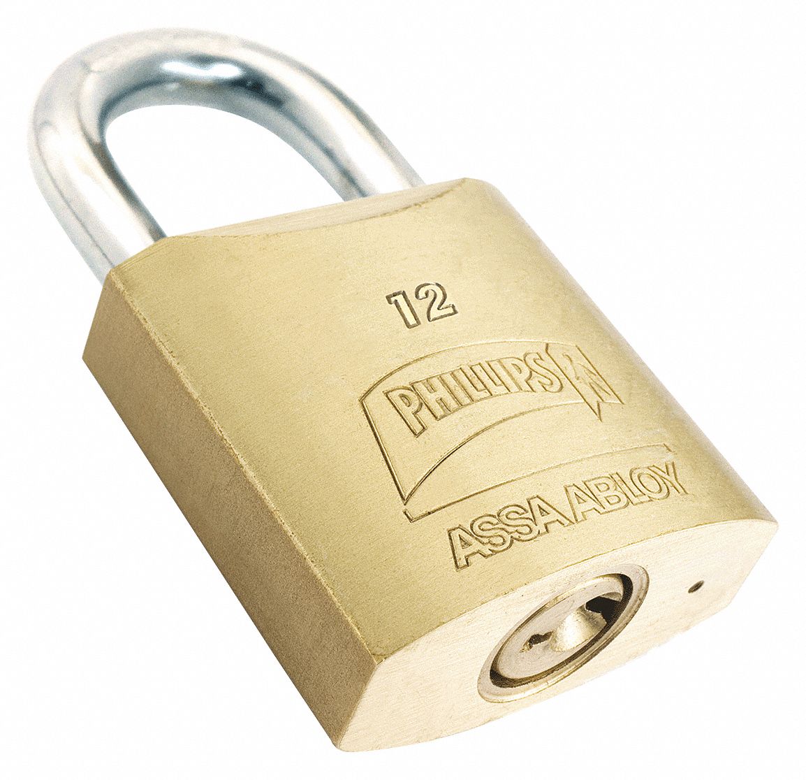 PHILLIPS Candado de Llave, Acero, Sí - Candados de Llave - 28W211 ...