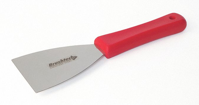 BRUSHTECH Espátula,Rojo,9-3/8" L Total - Espátulas, Raspadores y ...