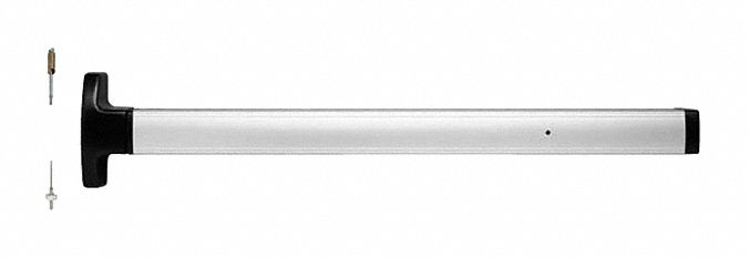 Concealed Vertical Rod Exit Device, Exit Device, Aluminum, 1690, 36 in ...