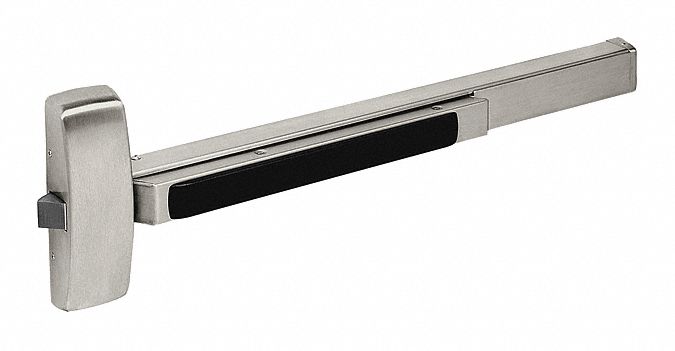 Rim Exit Device, Exit Device, Stainless Steel, 8800, 36 in Door Width ...