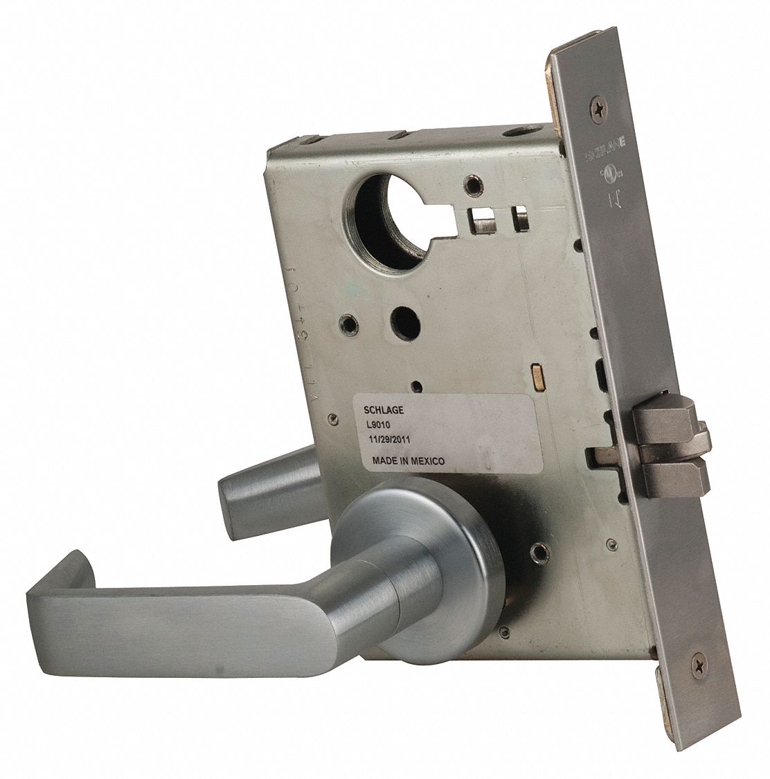 SCHLAGE, Passage Lever Locksets, Chrome, Door Lockset - 28XX89|L9010 ...