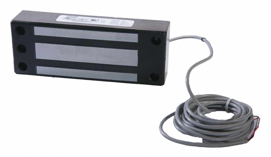 Electromagnetic Lock, Surface Mount, Face Drilled, Opening Action ...