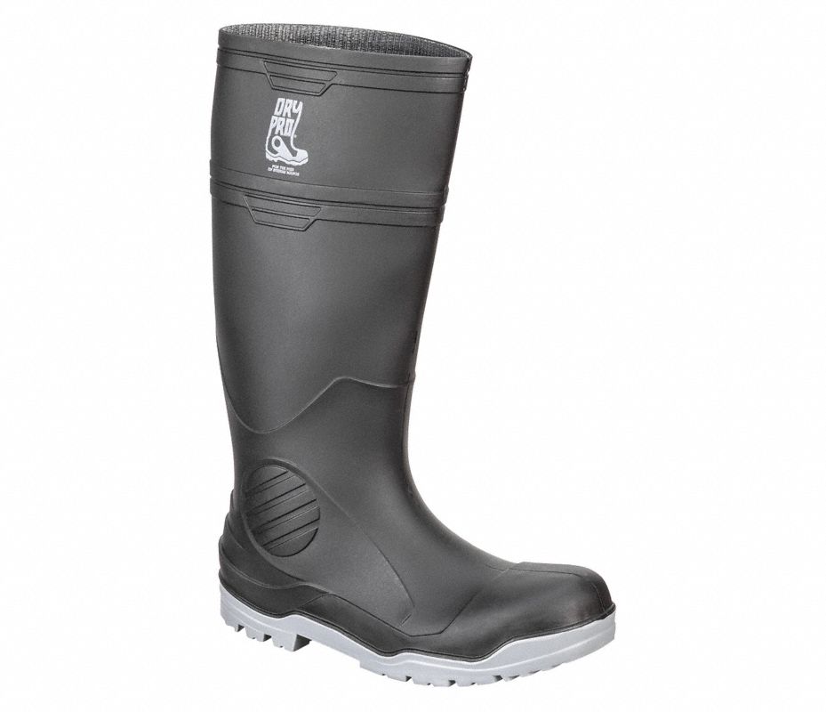 DRYPRO Bota de Caucho Unisex , Suela de PVC , Puntera: Simple , Negro ...