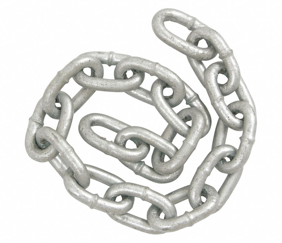 SURTEK Cadena Galvanizada, Tamaño Comercial 1/8" - 29F671 | 150847 ...