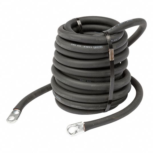 Welding Cable, 3/0, Carolprene Insulation Material, Black, 60 ft - Grainger