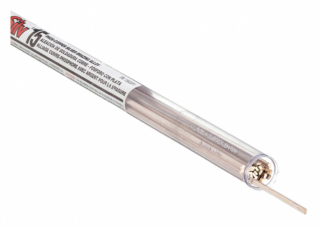 HARRIS, High Silver, 1 1/16 in x 21 in, Brazing Alloy - 28YP70|61035 ...