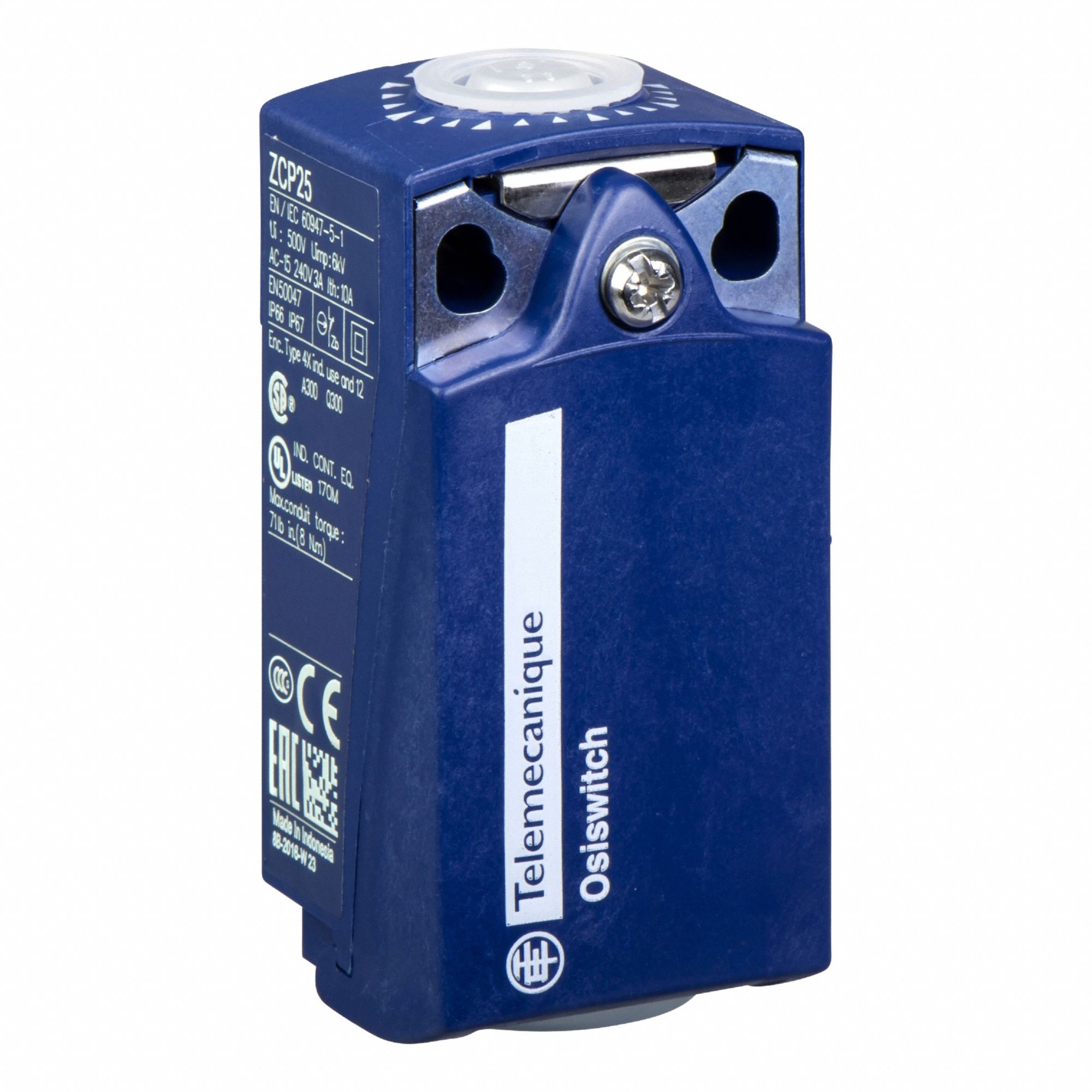 TELEMECANIQUE SENSORS, EN50047 Body, 2 Mounting Holes, Compact Limit ...