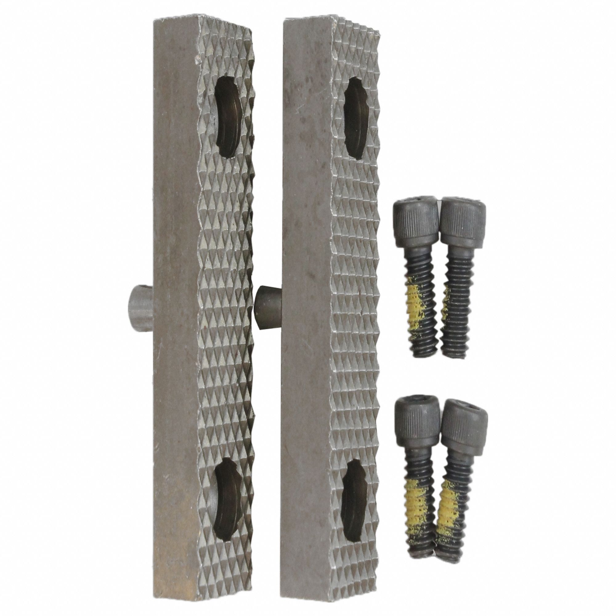 WILTON, Steel, For 3 in Vise Jaw Wd, Serrated Jaw Inserts - 806ZY0 ...