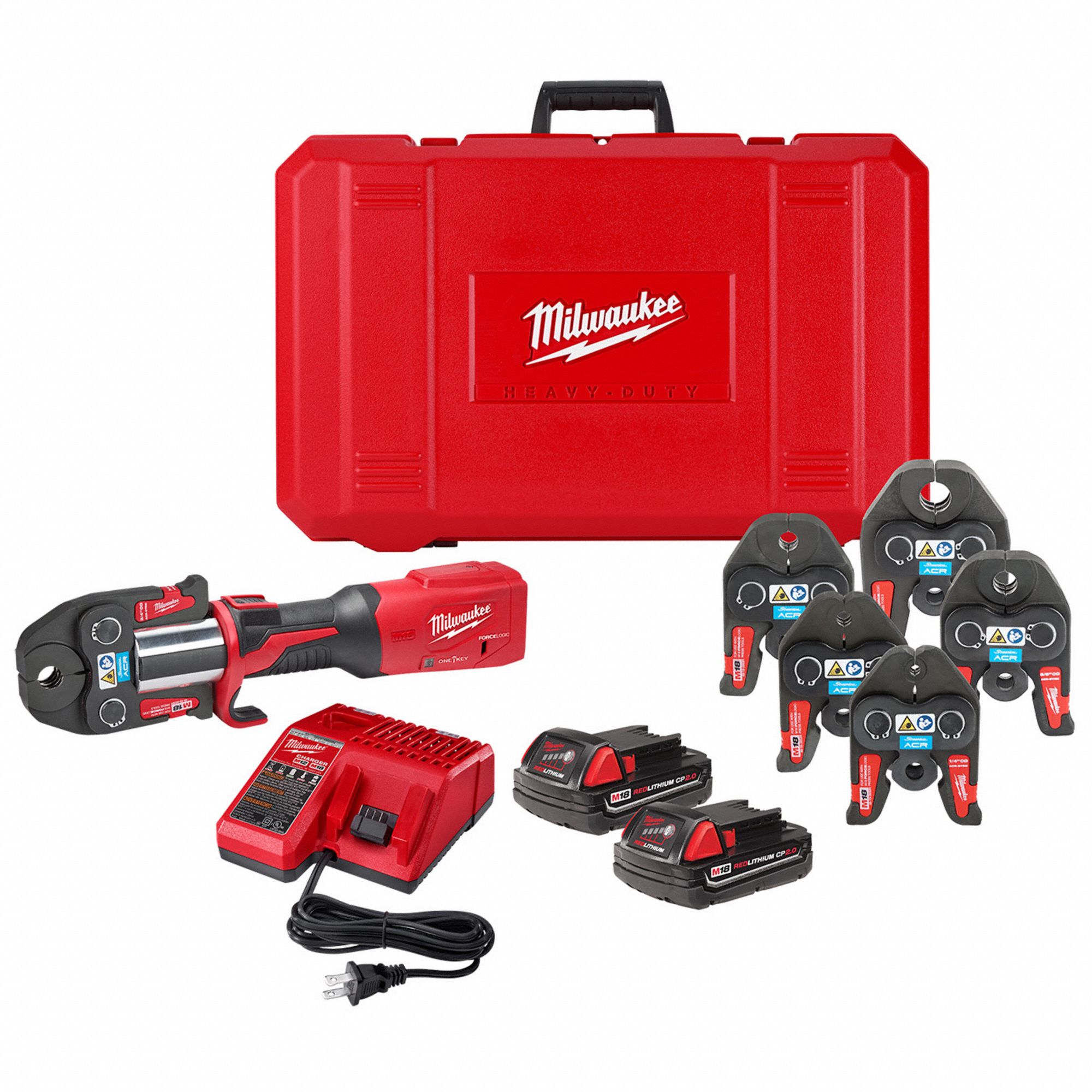 MILWAUKEE, M18™ REDLITHIUM™, Std, Cordless Press Tool Kit - 788WJ0|2922 ...