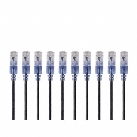 MONOPRICE, Shielded, Cat 6A, Voice and Data Patch Cord - 808GG7|29455 ...