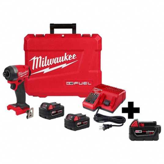 2,000 in-lb Max. Torque, 3,900 RPM No Load Speed, Impact Driver Kit ...