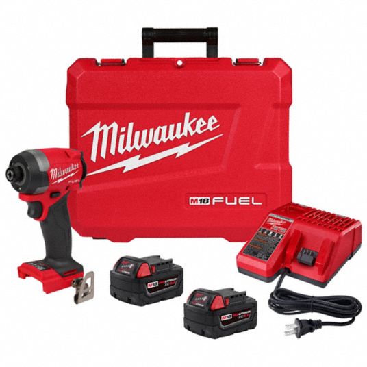 2,000 in-lb Max. Torque, 3,900 RPM Free Speed, Impact Driver Kit ...