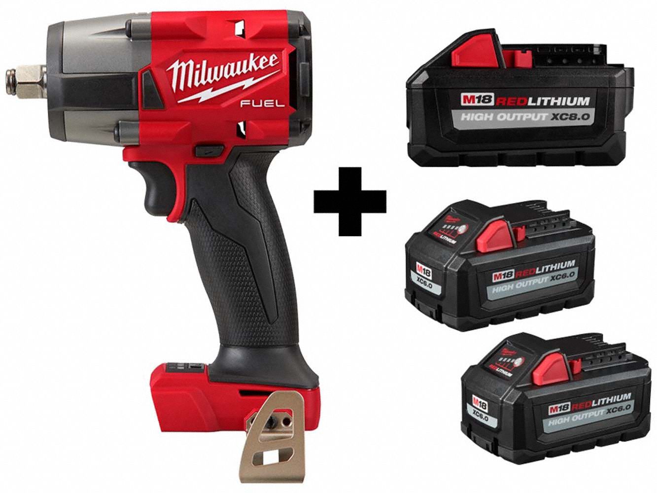 M18 1/2" MTIW, M18 8.0, 2PK M18 6.0 - Grainger