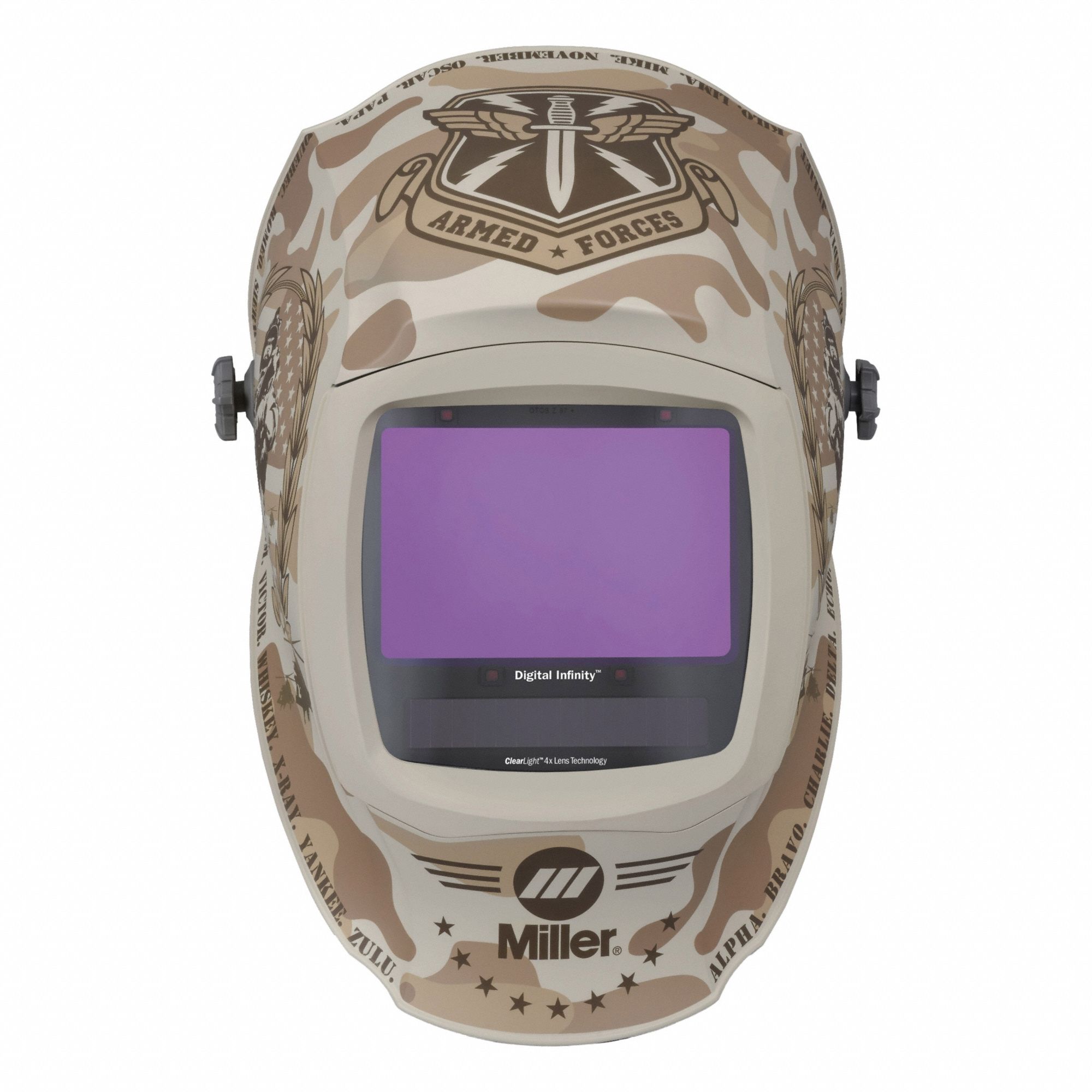 MILLER ELECTRIC, Auto-Darkening, 4 Arc Sensors, Welding Helmet - 844FV5 ...
