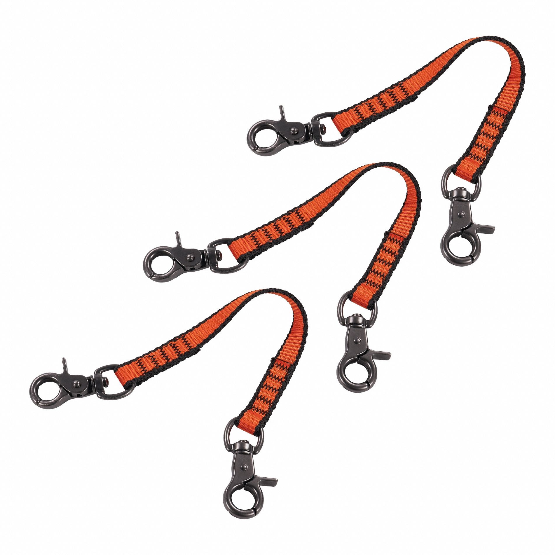 SQUIDS BY ERGODYNE, Orange, Dual-Hook Connector, Tool Lanyard - 909DR1 ...