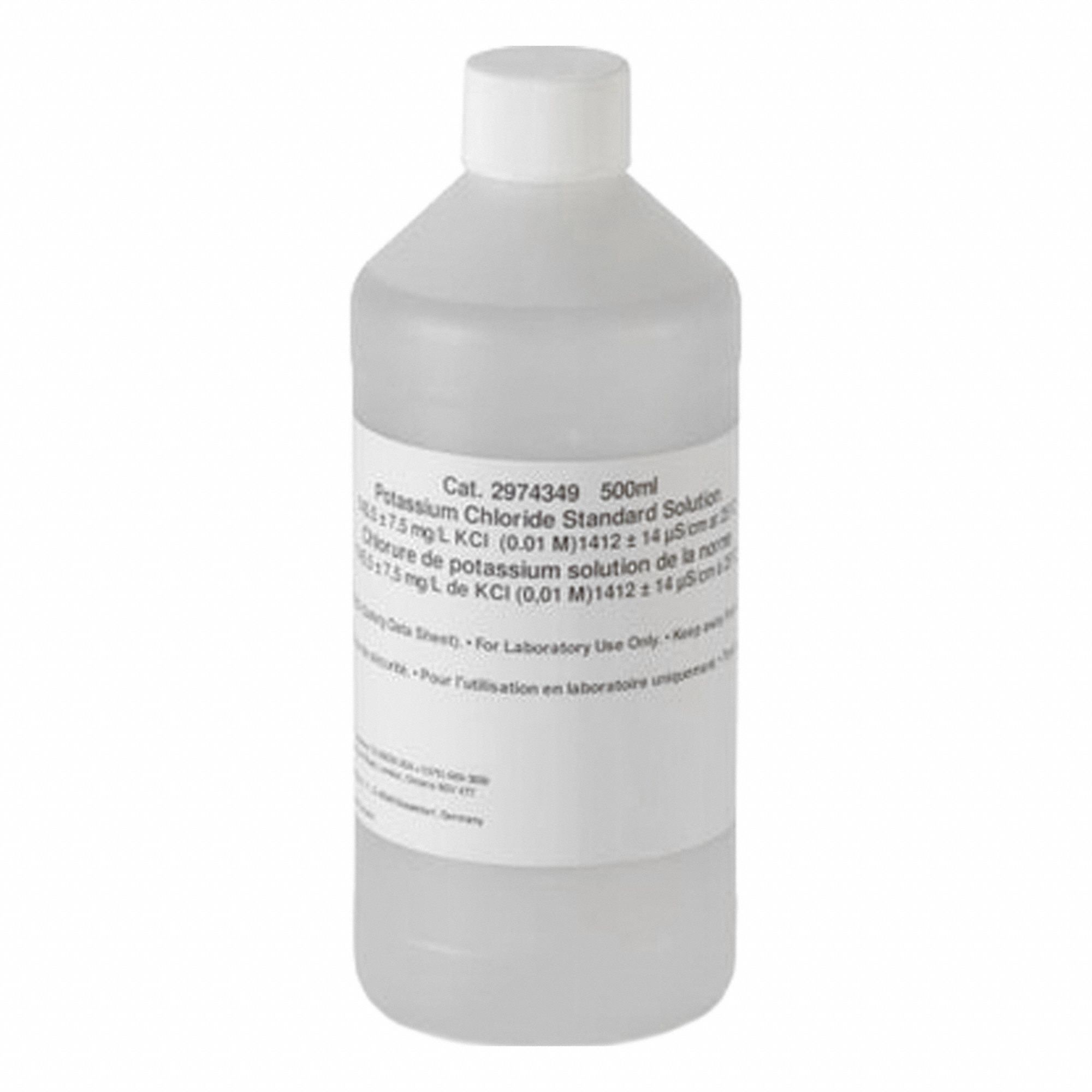 HACH, 500 mL Volume, Liquid, Conductivity Standard Solution - 897XP7 ...