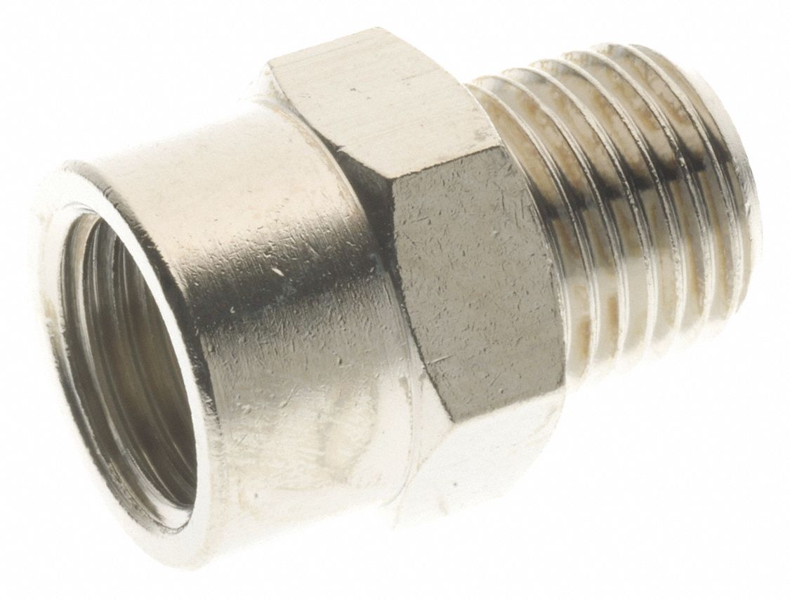 Female, 5, Reducing Pipe Coupling - 299YH1|2040-1/8-1/4 - Grainger
