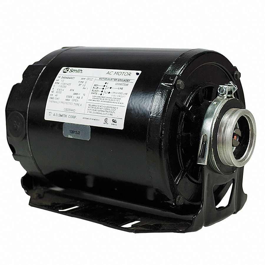Carbonator Motor 1/2 HP,1 PH, Fits Brand Dayton, For Use With Grainger ...