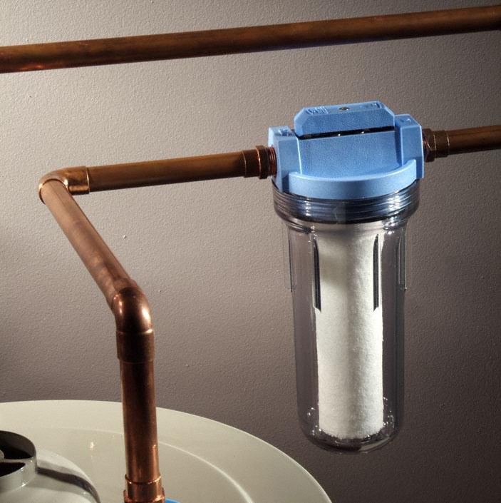 CULLIGAN Water Filtration System: 5 micron, 1.5 gpm, 8,000 gal, 13 in ...